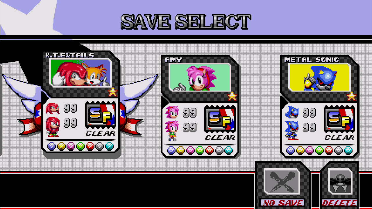 The True 100% Save Data Mod for Sonic the Hedgehog Forever | S1F Mods