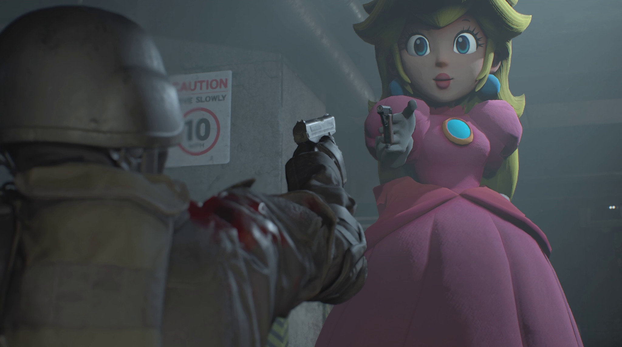 Princess Peach (Super Mario Odyssey) For Ada Mod for Resident Evil 2 ...