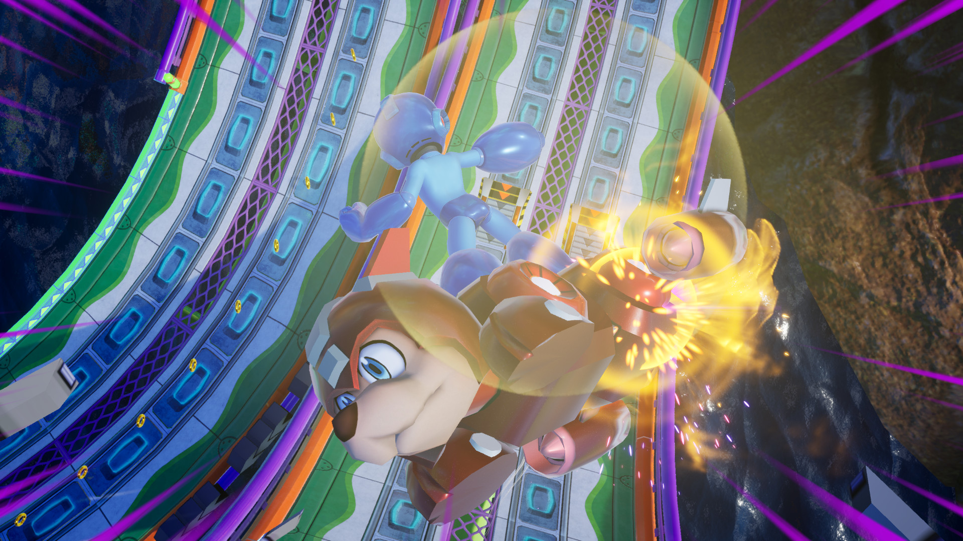 Rush Jet (Mega Man) Mod for Sonic Racing: CrossWorlds | SR:CW Mods