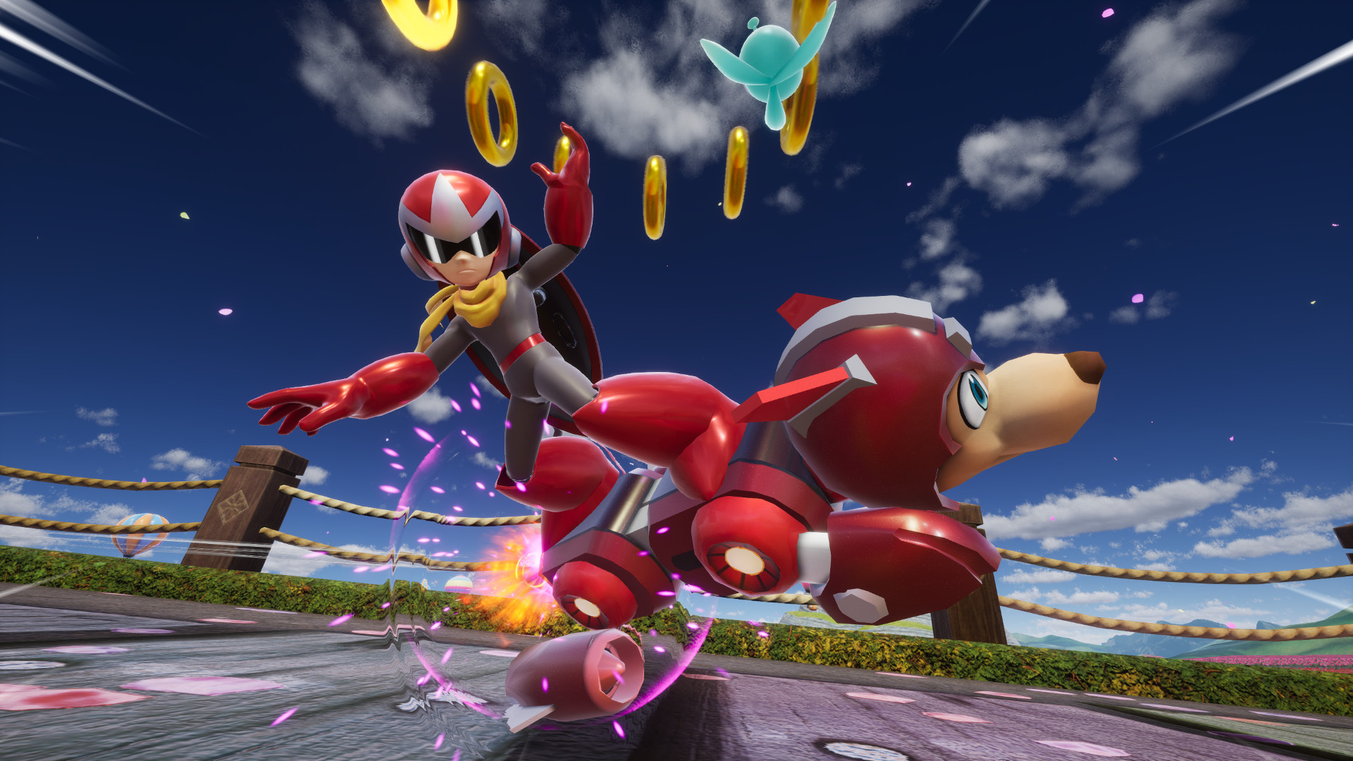 Rush Jet (Mega Man) Mod for Sonic Racing: CrossWorlds | SR:CW Mods