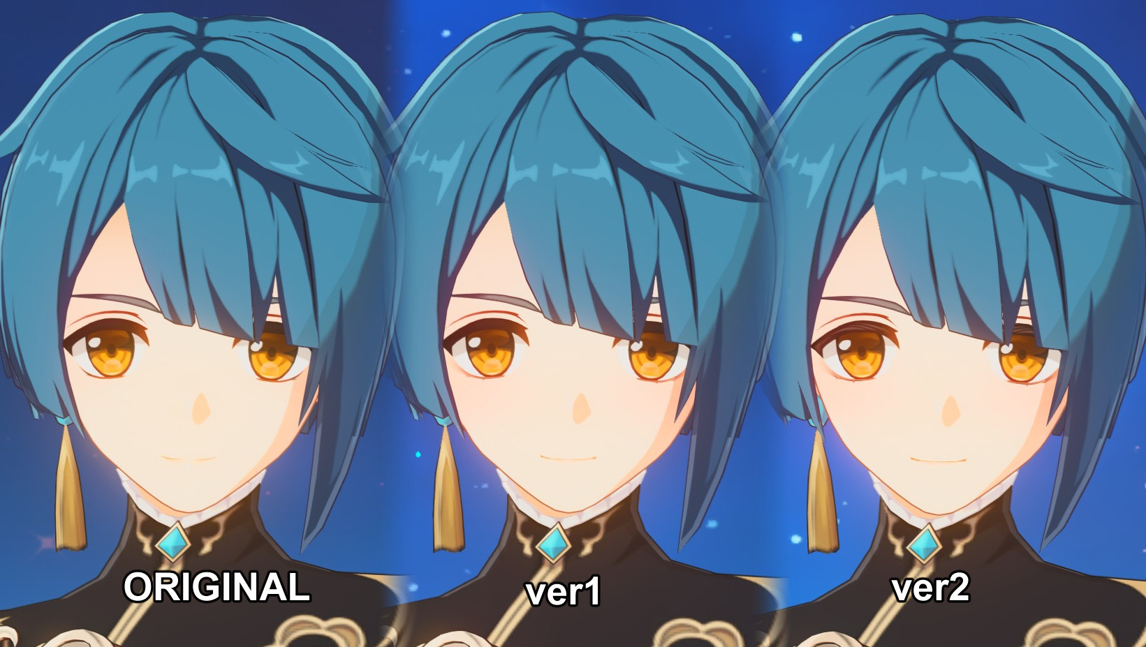 Xingqiu face edit (Compatible) Mod for Genshin Impact | GI Mods