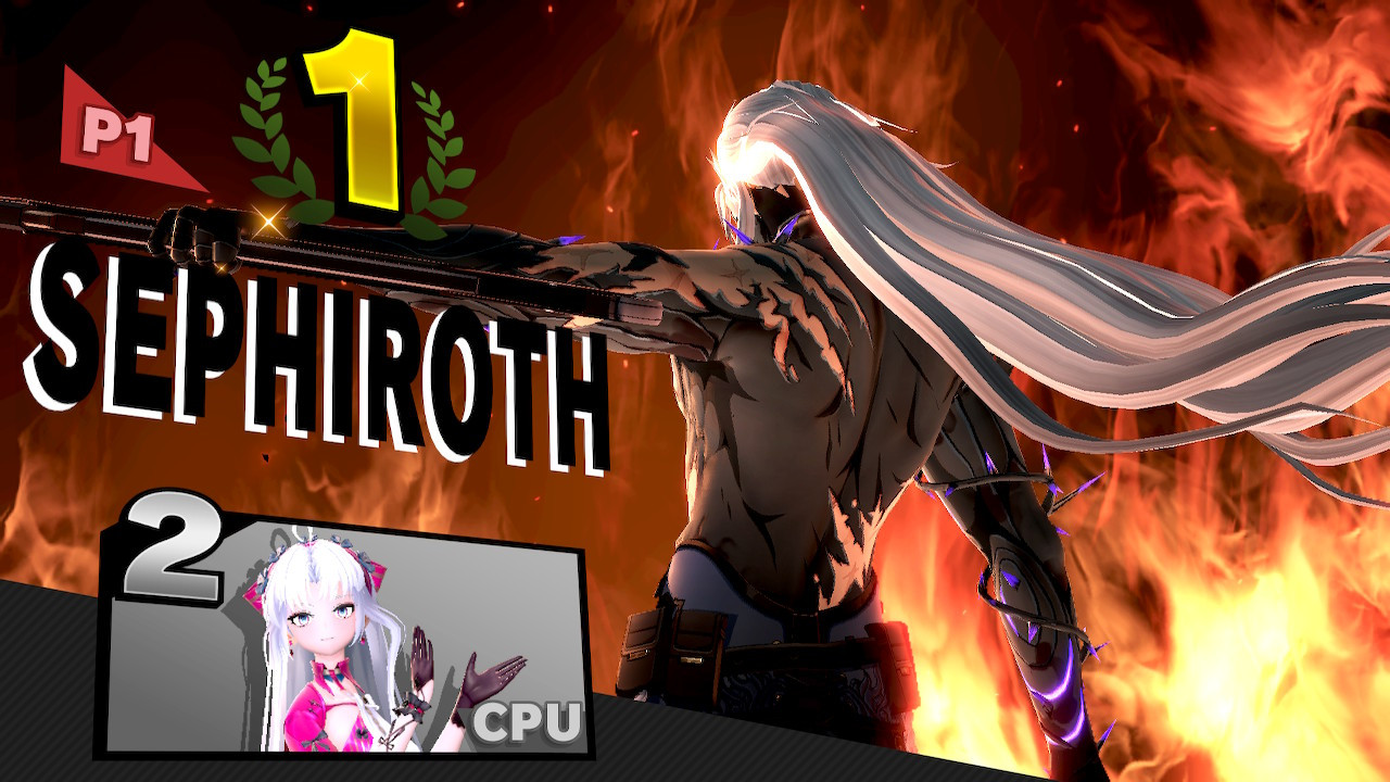 Wuwa Calcharo over Sephiroth Mod for Super Smash Bros. Ultimate | SSBU Mods