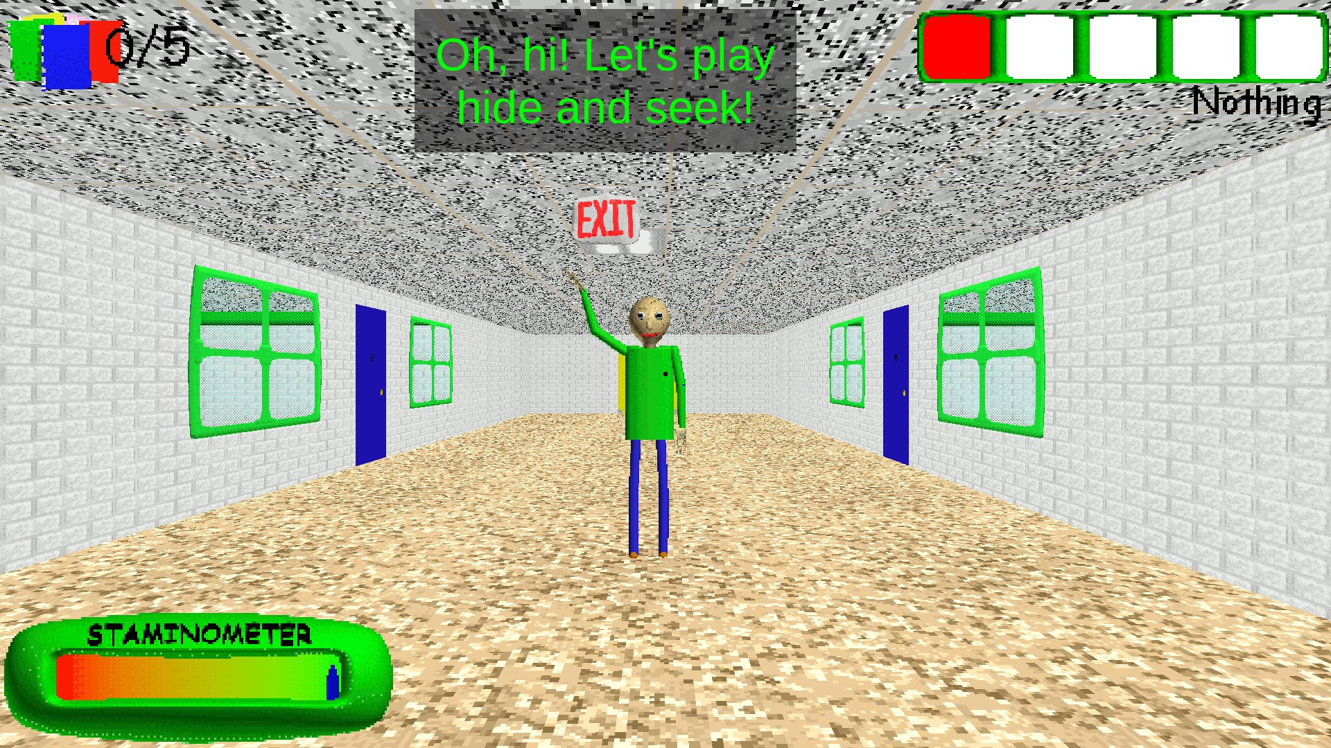 5 Notebook Challenge Mod for Baldi's Basics | Baldi Mods