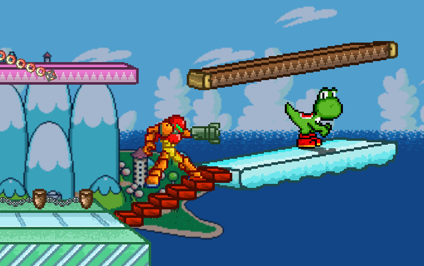 Yoshi's Island (SSF2 9b/Yoshi's Island) Mod for Super Smash Bros ...