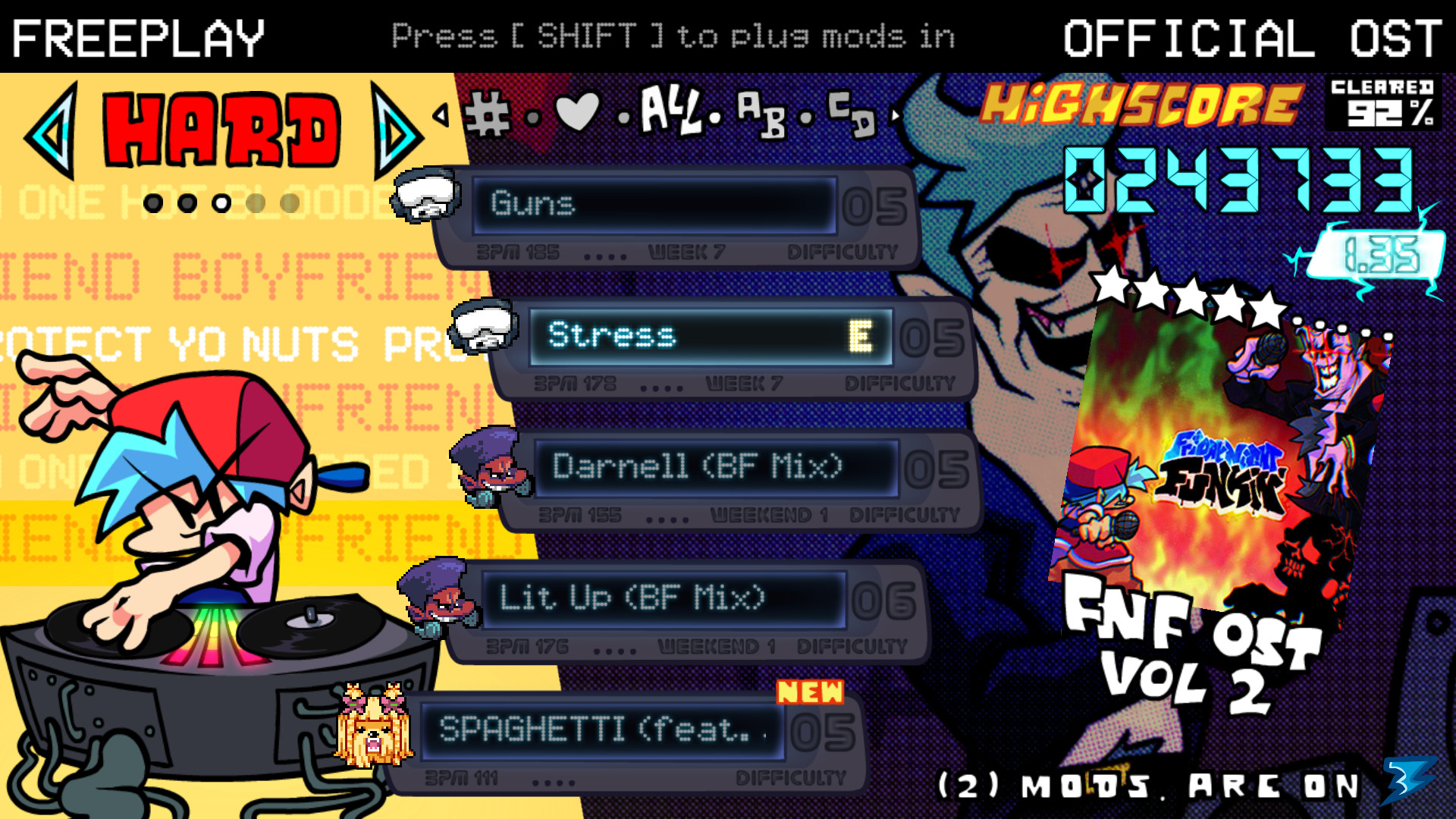 GAMMOD | Gameplay Modifiers & more! Mod for Friday Night Funkin' | FNF Mods