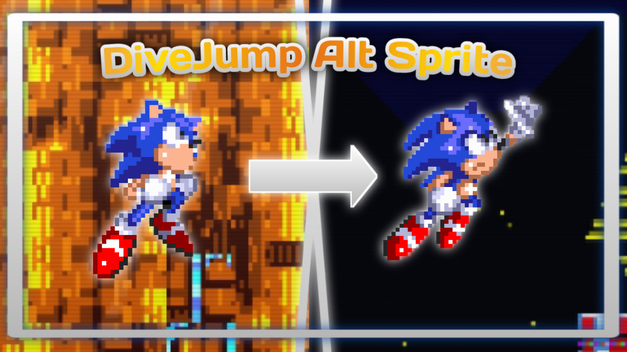DiveJump Alt Sprite Mod for Sonic 3 A.I.R. | S3AIR Mods