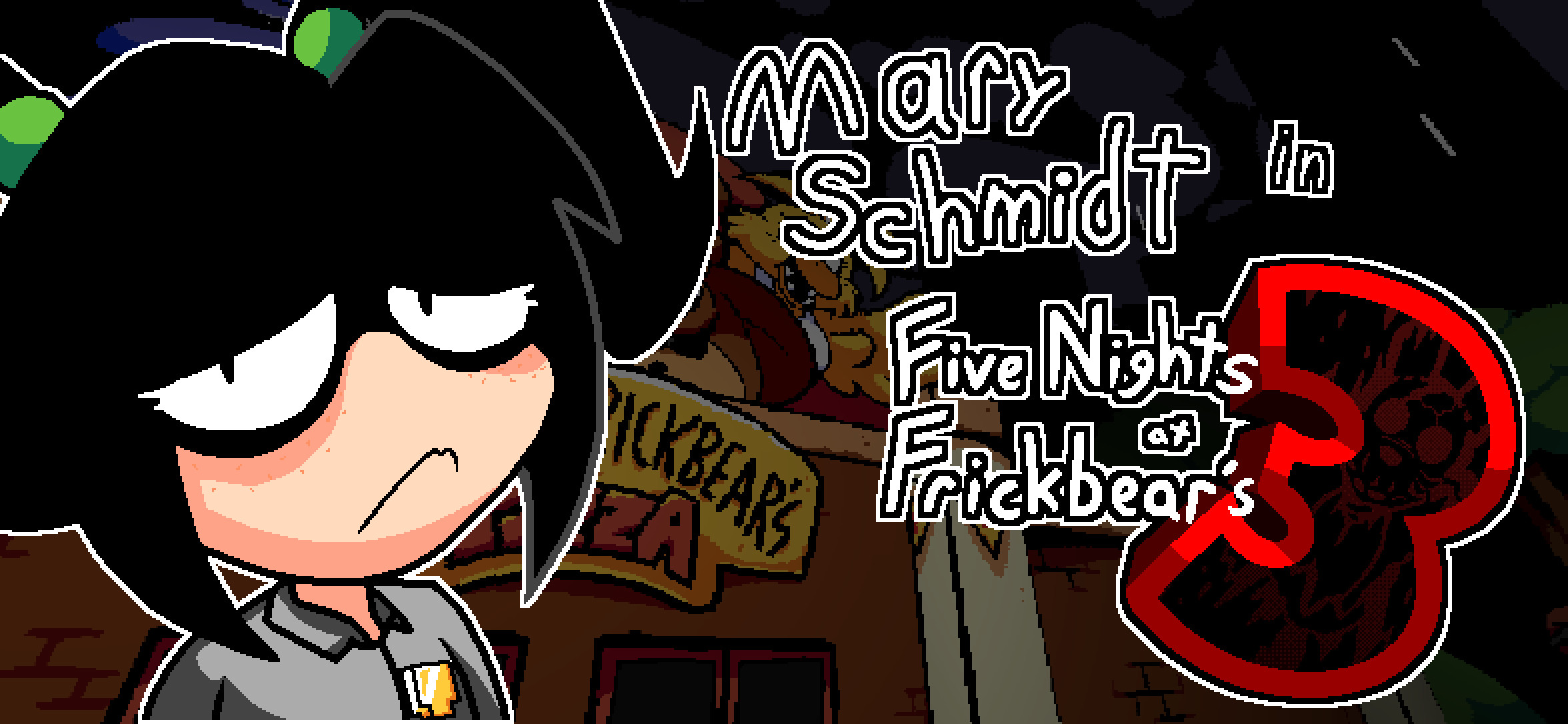 Playable Mary Schmidt (FNaC) Mod for Five Nights at Frickbear's 3 | FB3 ...