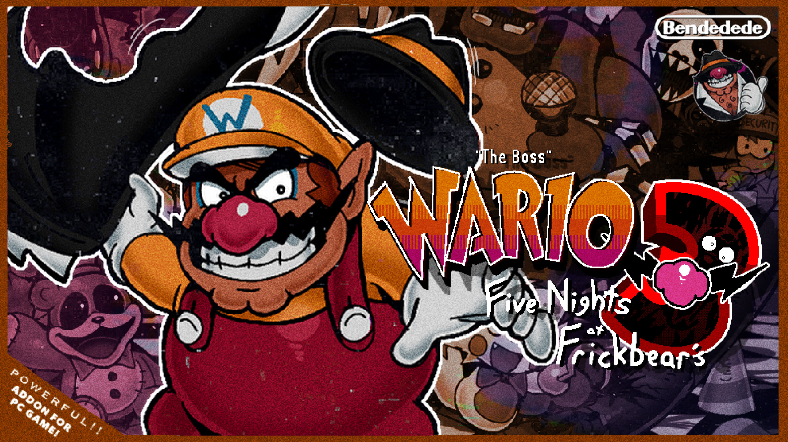 The Boss, Wario! (Playable Wario) Mod for Five Nights at Frickbear's 3 ...
