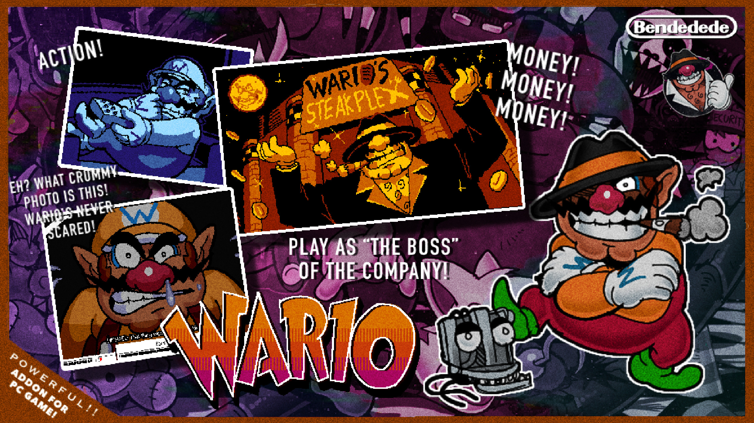 The Boss, Wario! (Playable Wario) Mod for Five Nights at Frickbear's 3 ...