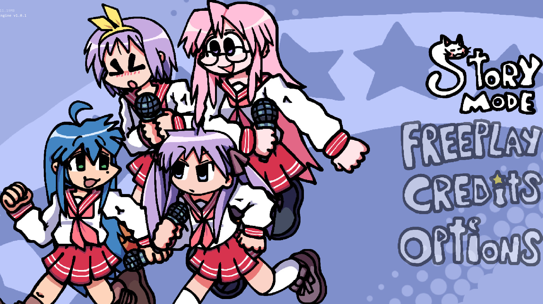 Funky Star's (FNF: VS Lucky Star) Mod for Friday Night Funkin' | FNF Mods