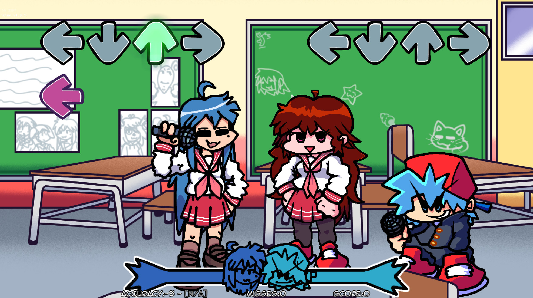 Funky Star's (FNF: VS Lucky Star) Mod for Friday Night Funkin' | FNF Mods