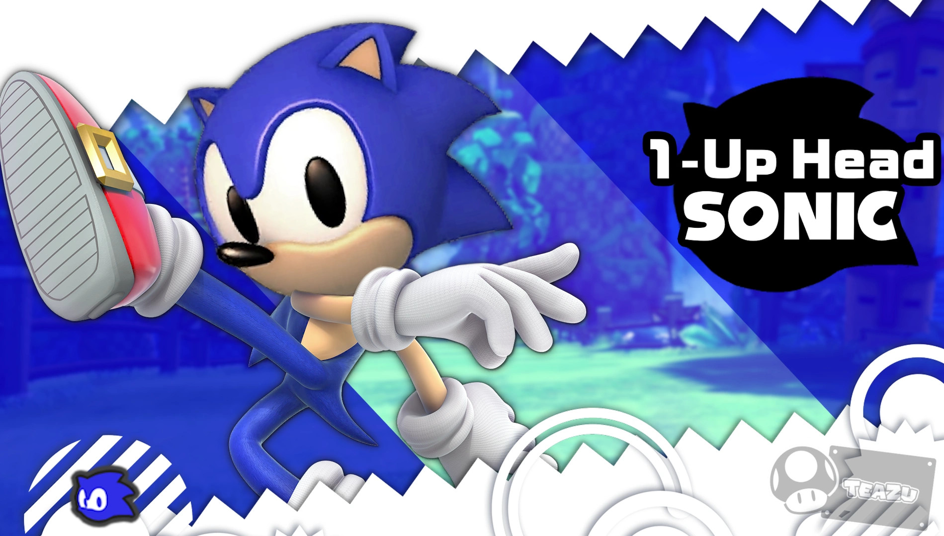 1-Up Head Sonic Mod for Super Smash Bros. Ultimate | SSBU Mods