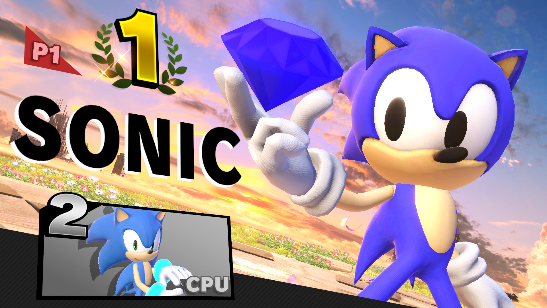 1-Up Head Sonic Mod for Super Smash Bros. Ultimate | SSBU Mods