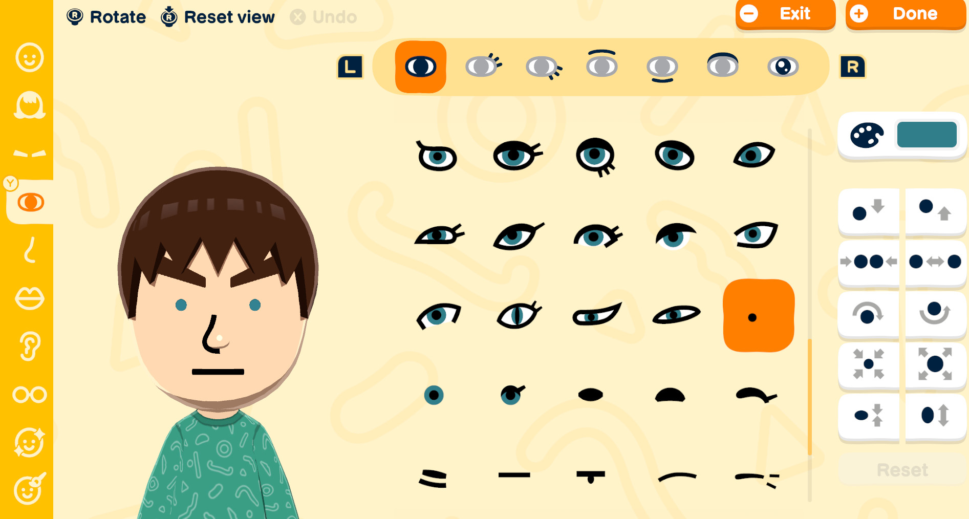 Colored dot eyes Mod for Tomodachi Life: Living The Dream | TLLD Mods