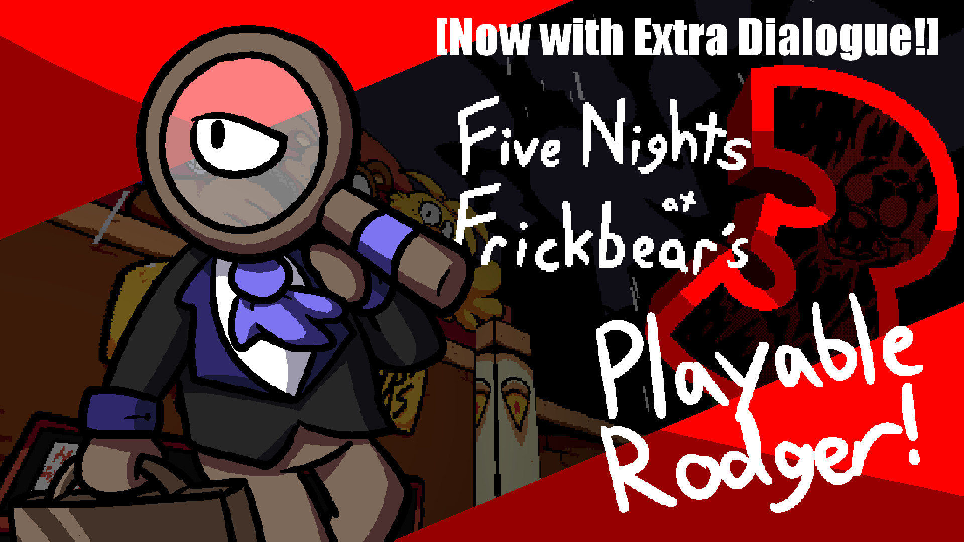 Playable Rodger (Dandy's World) Mod for Five Nights at Frickbear's 3 ...