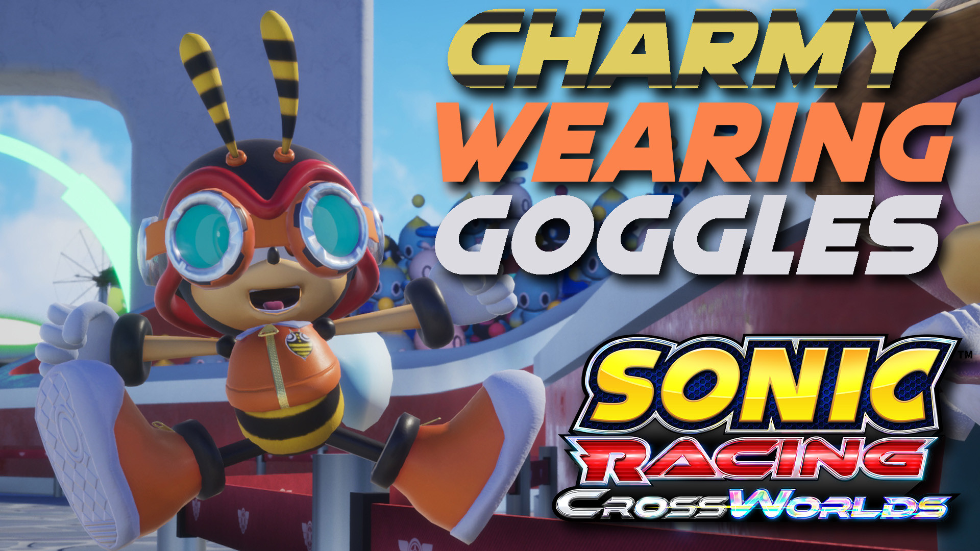 Charmy Wearing Goggles Mod for Sonic Racing: CrossWorlds | SR:CW Mods