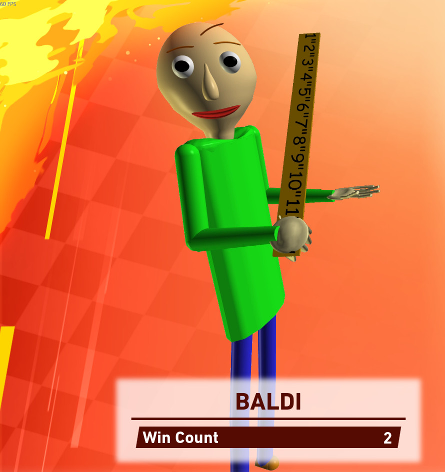 Baldi UI over Zazz Mod for Sonic Racing: CrossWorlds | SR:CW Mods