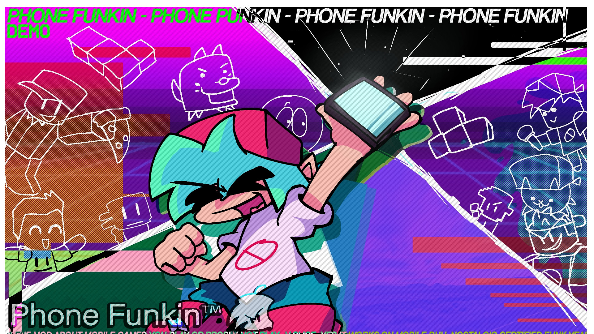 Phone Funkin' Mod for Friday Night Funkin' | FNF Mods