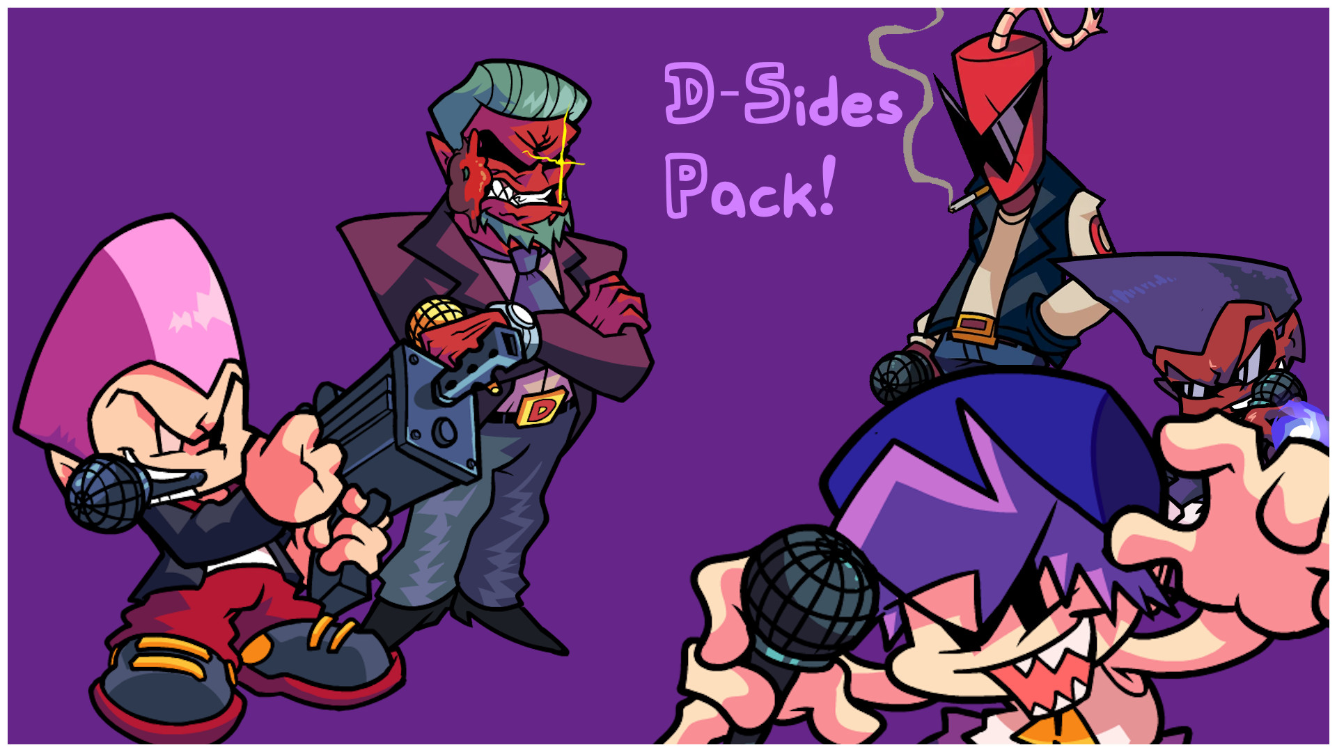 D-Sides Redux Pack!! Mod for Friday Night Funkin' | FNF Mods