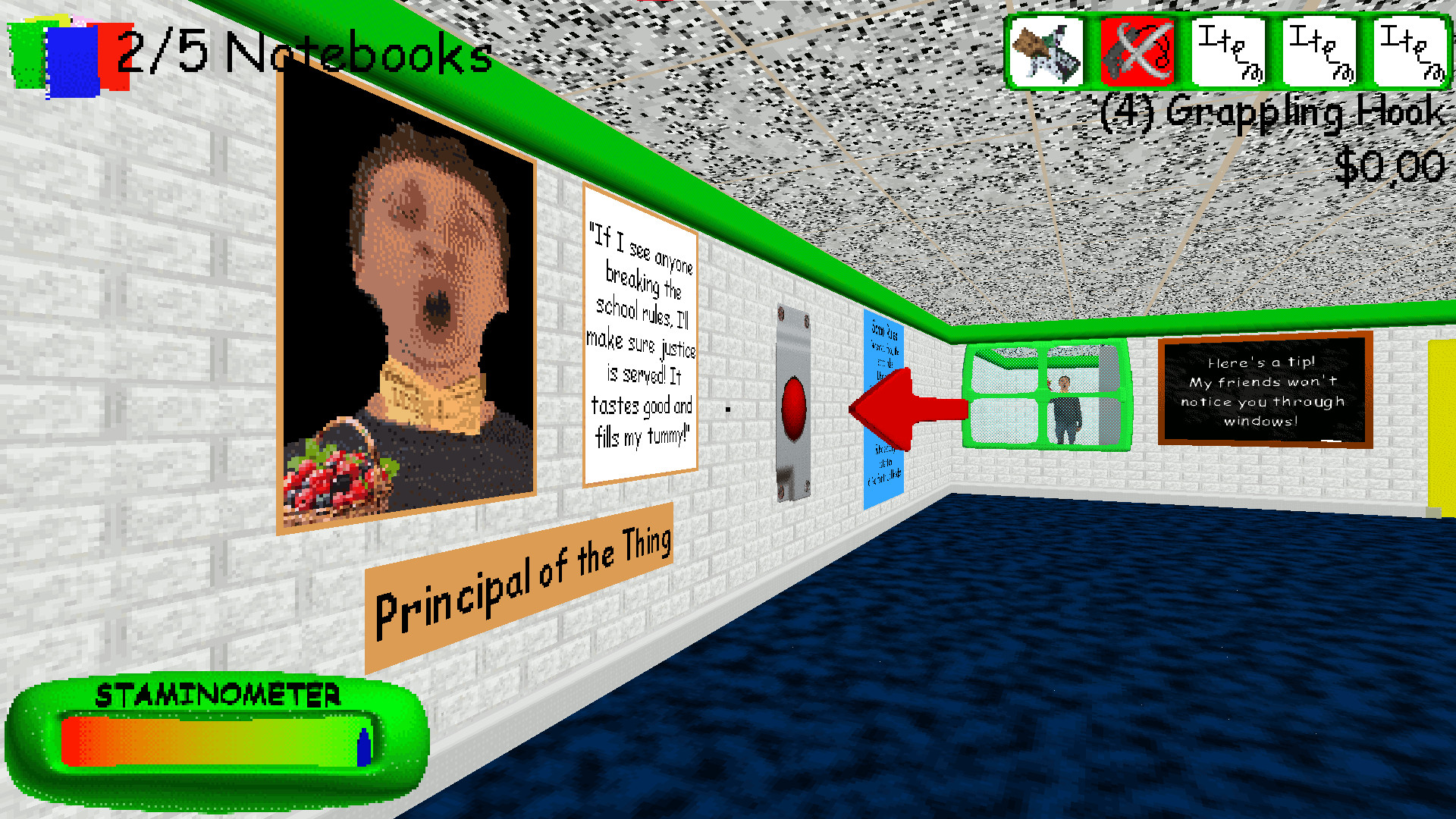 (0.14.X) Real Principal Arm Down Sprite Mod for Baldi's Basics | Baldi Mods