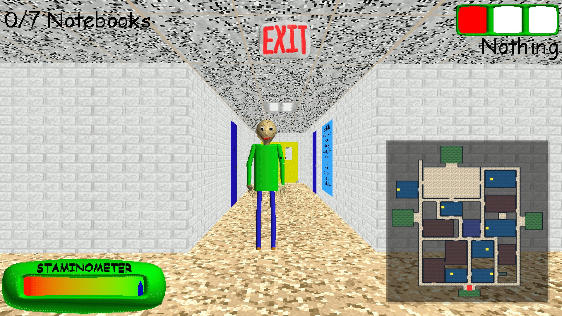 Minimap for BBCR Mod for Baldi's Basics | Baldi Mods