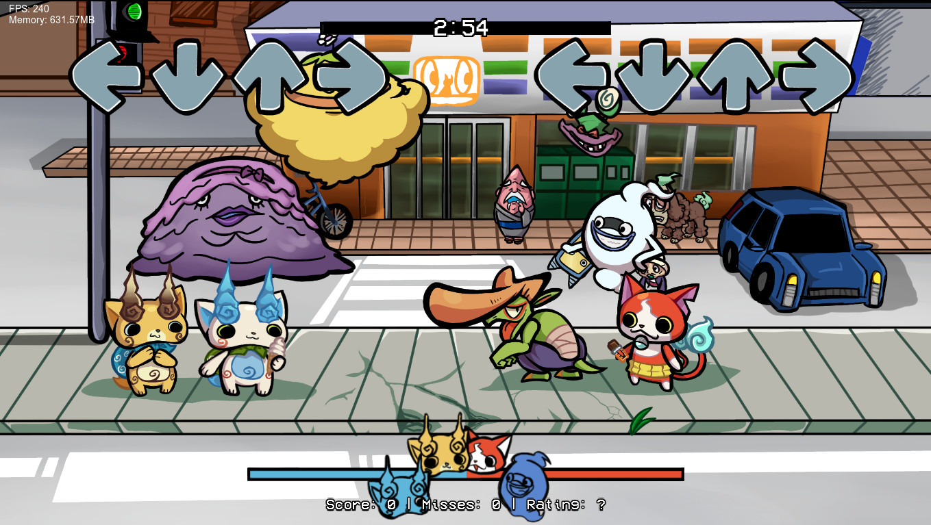 Saturday at Yokai Disco (DEMO) Mod for Friday Night Funkin' | FNF Mods