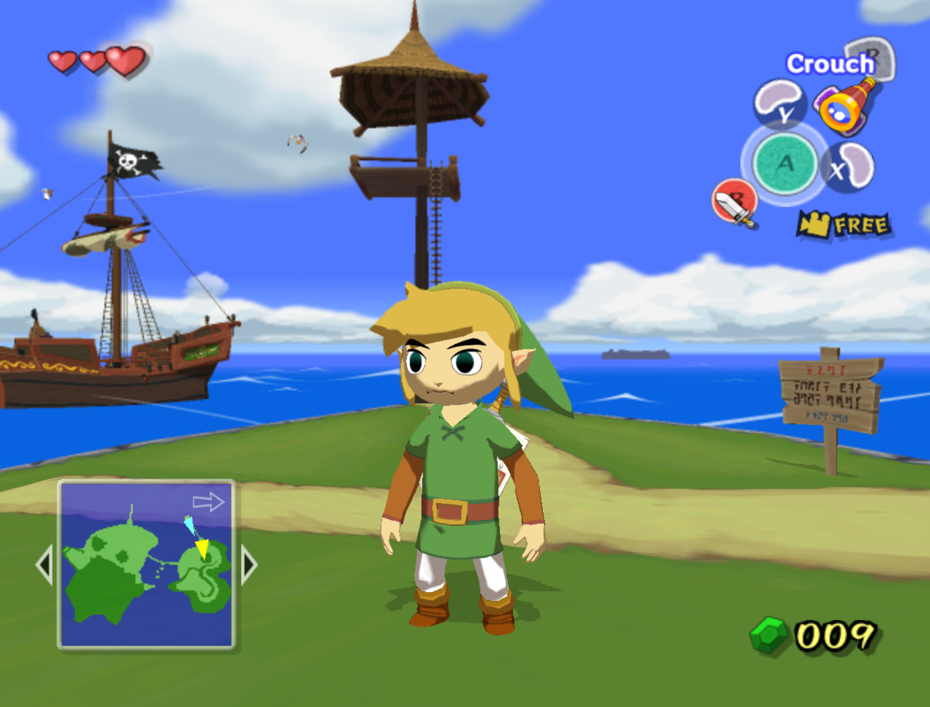 Oracle of Ages/Seasons Link Mod for The Legend of Zelda: The Wind Waker ...