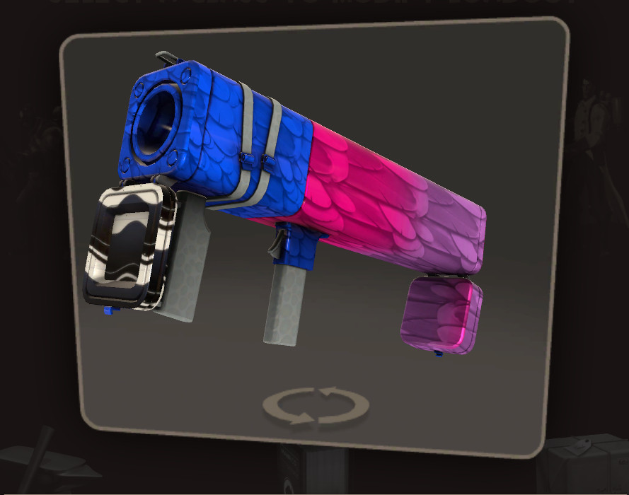 Bi Flag Macaw Masked Colors Mod for Team Fortress 2 | TF2 Mods
