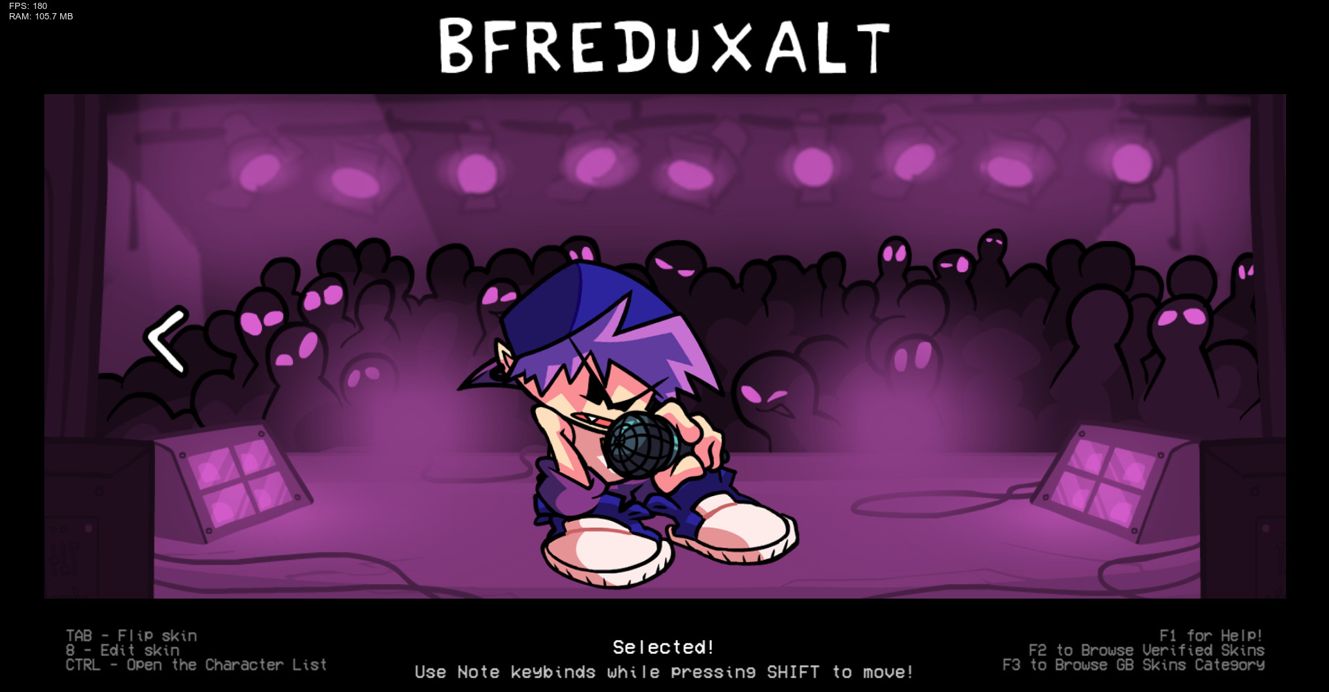 BF D-sides Redux Psych Online Skin Pack Mod for Friday Night Funkin ...