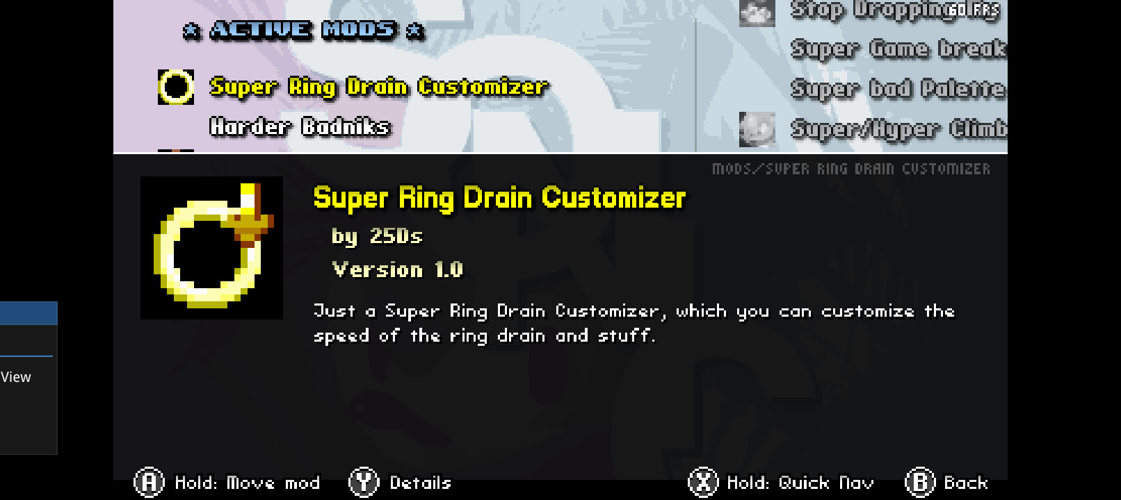 Super Ring Drain Customizer Mod for Sonic 3 A.I.R. | S3AIR Mods