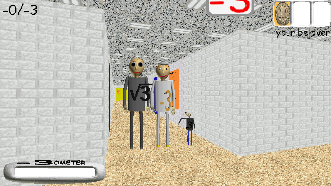 MINUS THREE Mod for Baldi's Basics | Baldi Mods