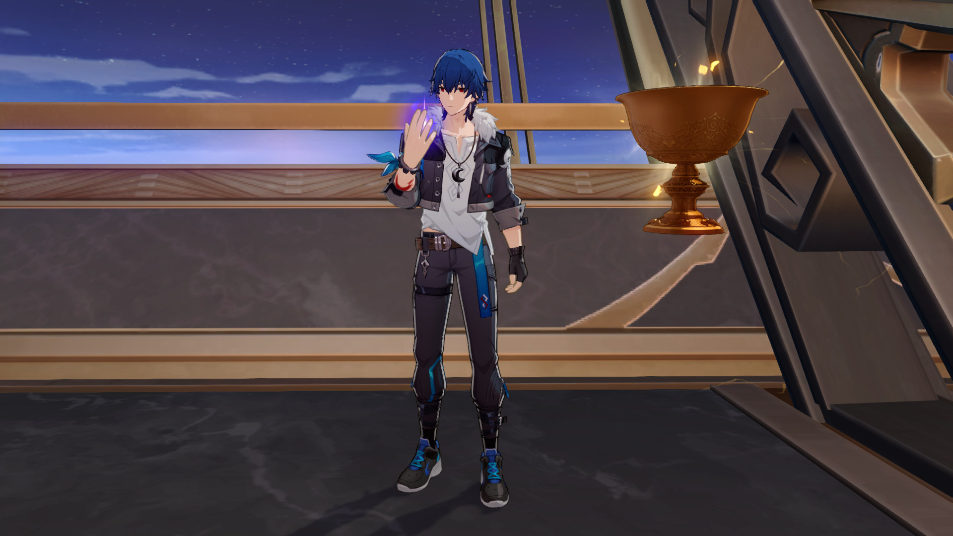 Caelus with Lancer's drip Mod for Honkai Star Rail | HSR Mods