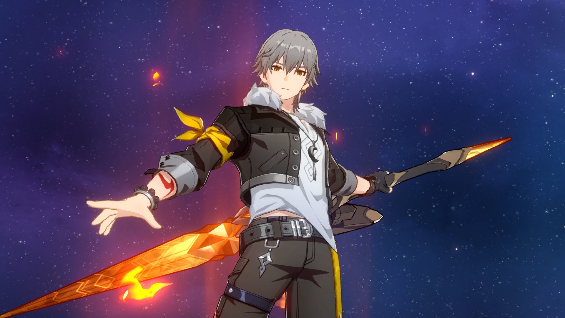 Caelus with Lancer's drip Mod for Honkai Star Rail | HSR Mods