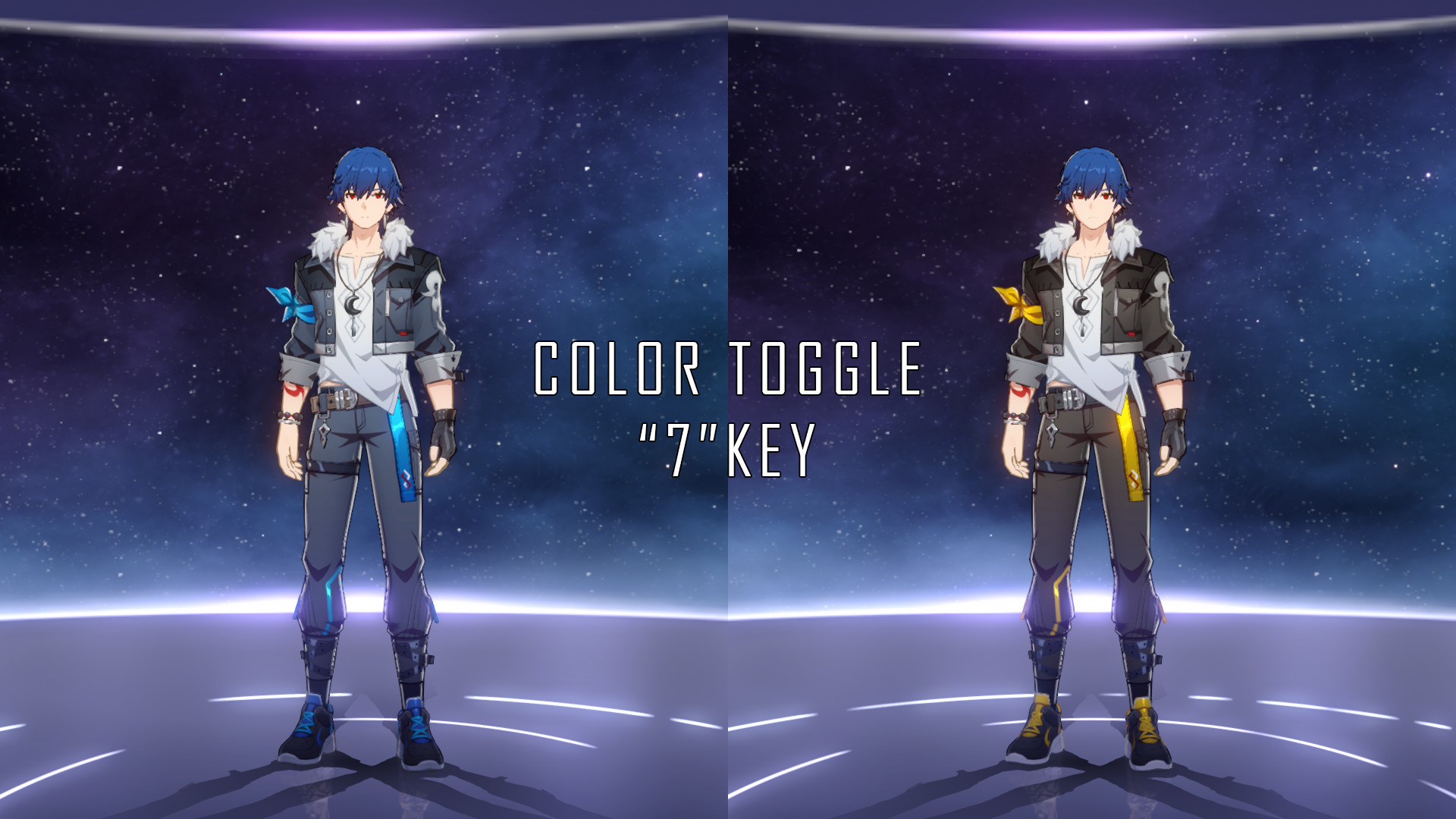 Caelus with Lancer's drip Mod for Honkai Star Rail | HSR Mods