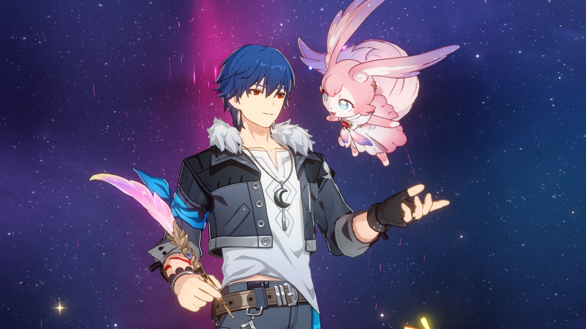 Caelus with Lancer's drip Mod for Honkai Star Rail | HSR Mods