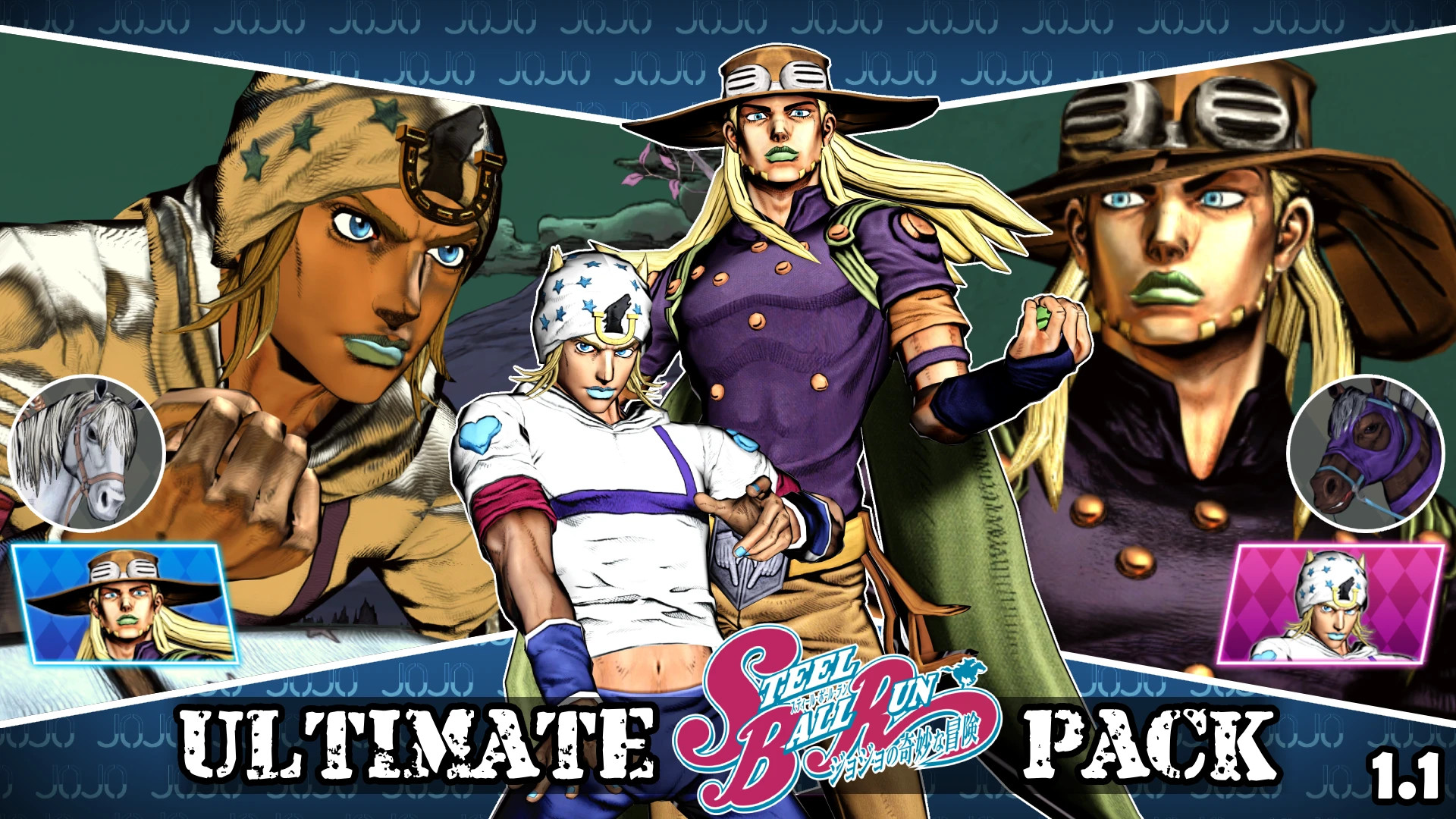 Ultimate Steel Ball Run Anime Pack Mod for JoJo's Bizarre Adventure ...