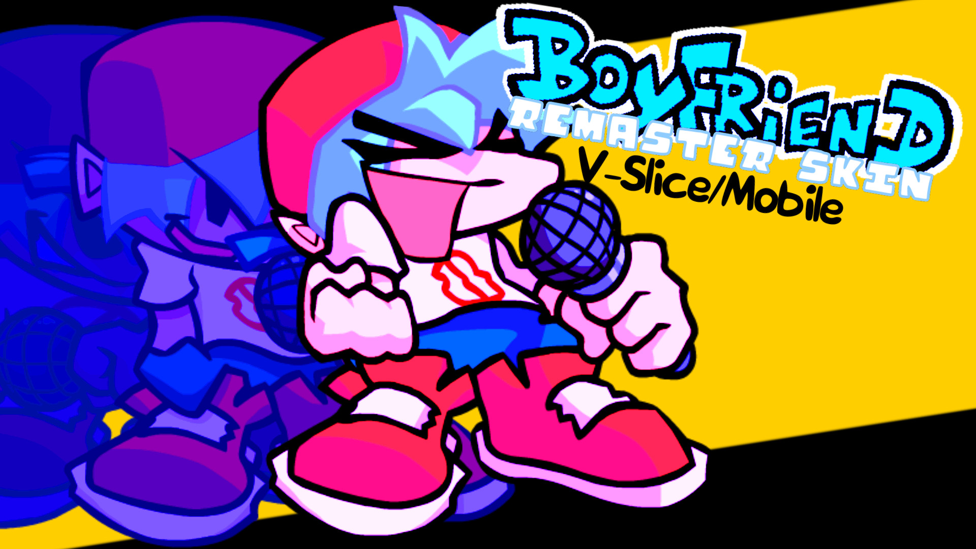 BOYFRIEND REMASTER SKIN [V-SLICE/MOBILE PORT] Mod for Friday Night ...