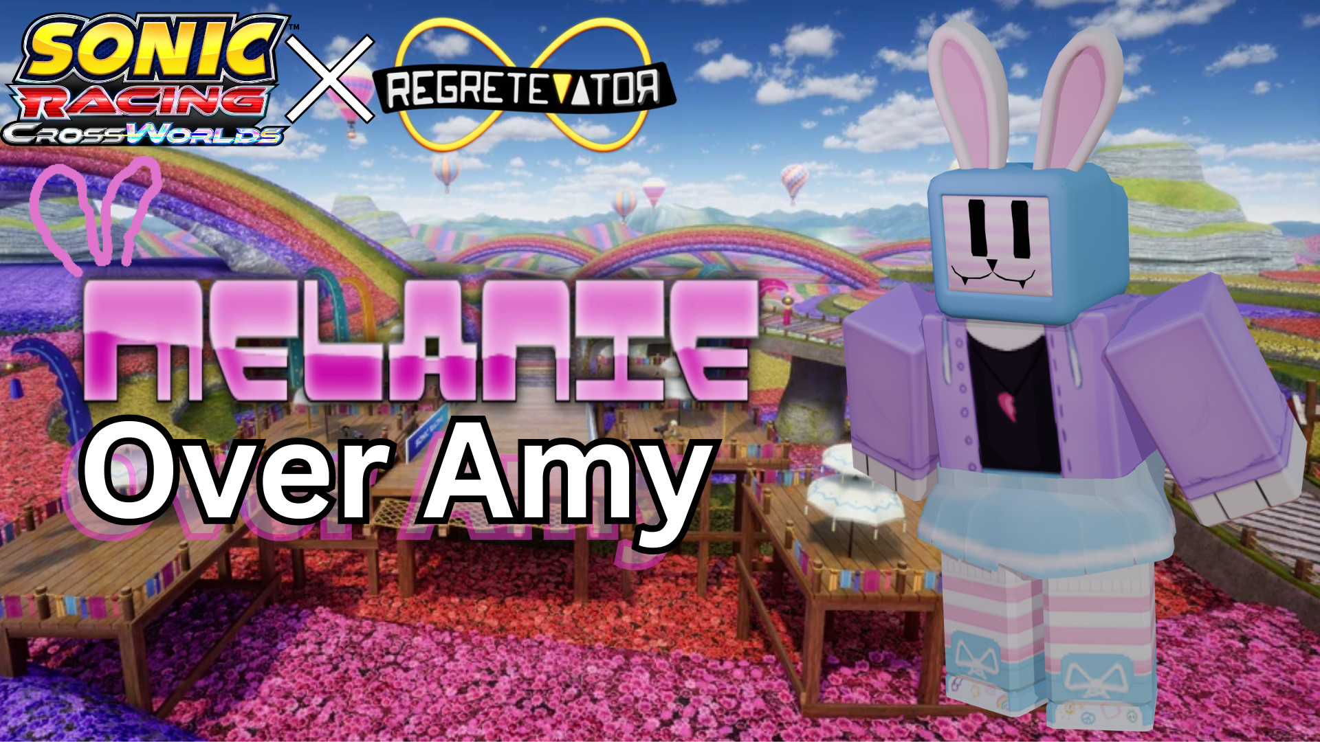 Melanie (Regretevator) Mod for Sonic Racing: CrossWorlds | SR:CW Mods