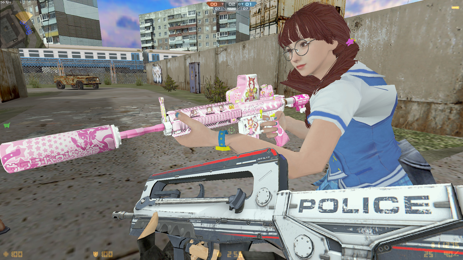 HK-416 Eotech : Sakura Bakushin Ō Mod for Counter-Strike 1.6 | CS1.6 Mods