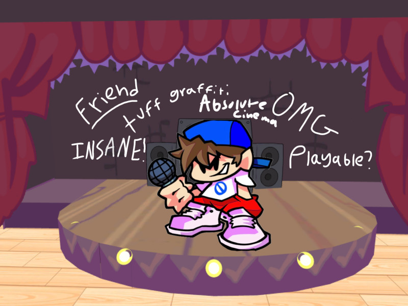 FNF Playable Character (FRIEND) V-SLICE/MOBILE Mod for Friday Night ...
