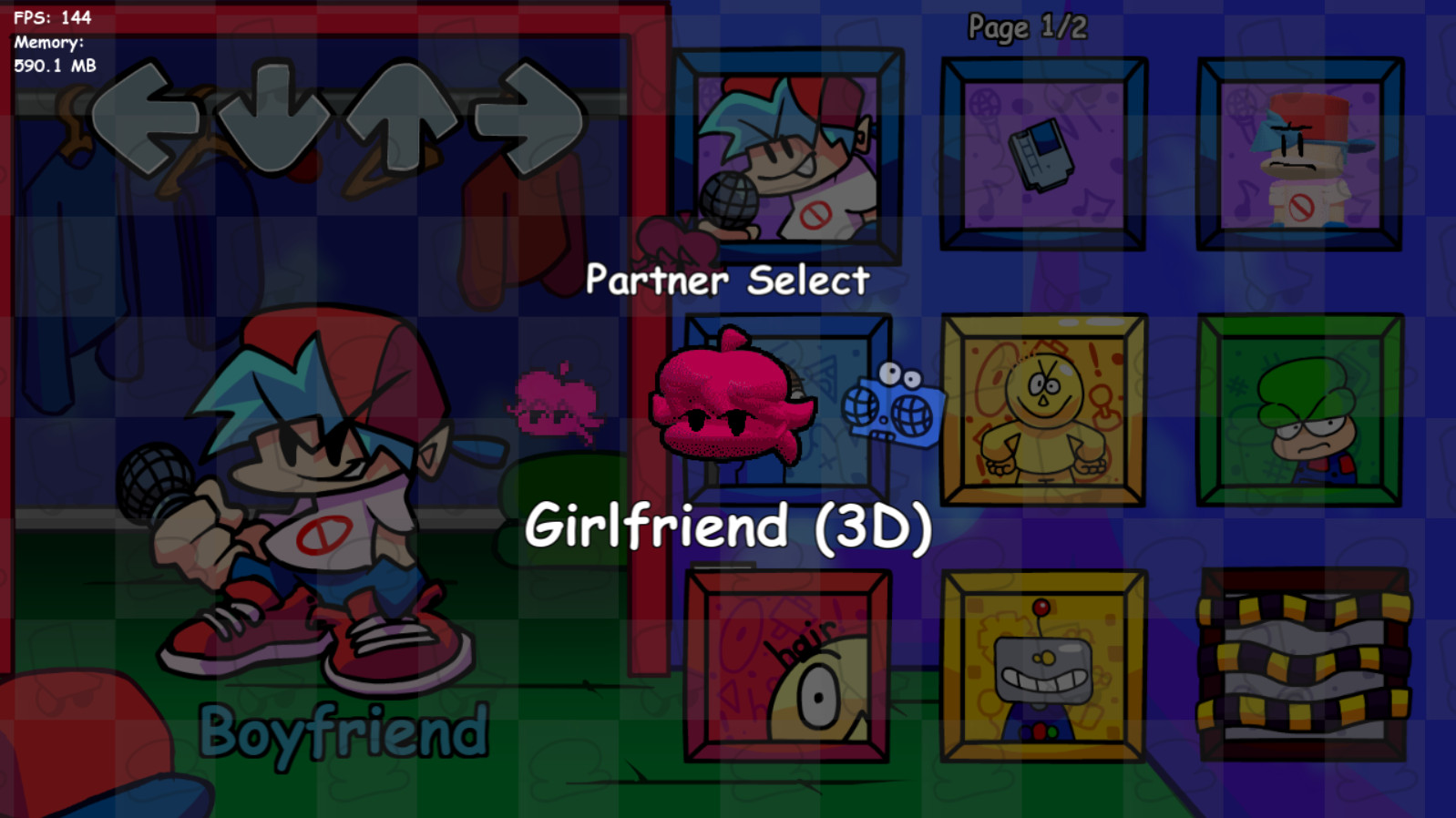 Partner Select for Dave and Bambi Volume 1 Mod for Friday Night Funkin ...