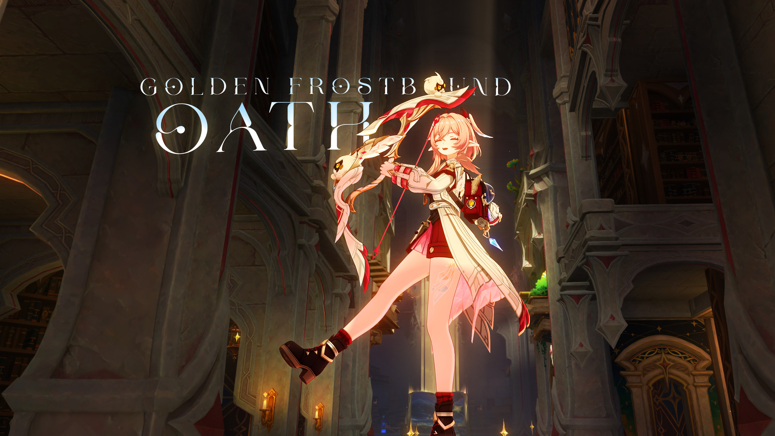Golden Frostbound Oath for Linnea (toggles) Mod for Genshin Impact | GI ...