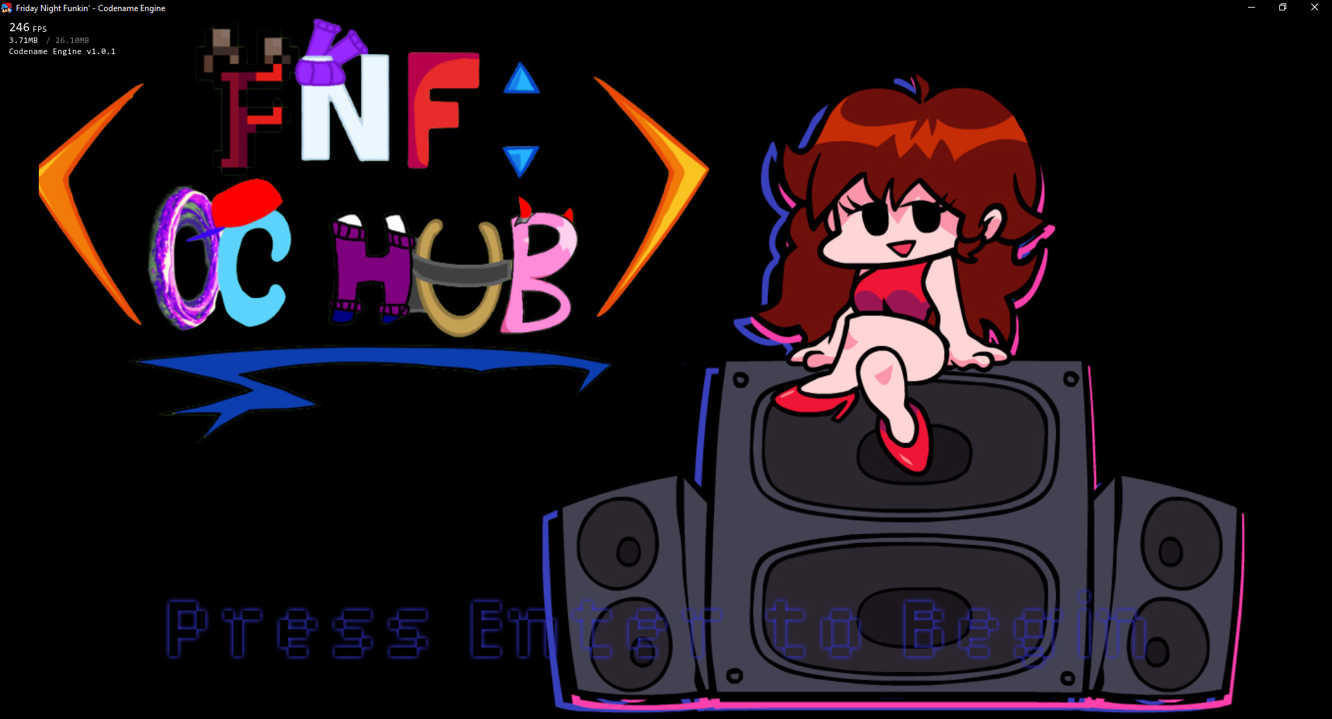 [SENSITIVE CONTENT] FNF: OC HUB Mod for Friday Night Funkin' | FNF Mods