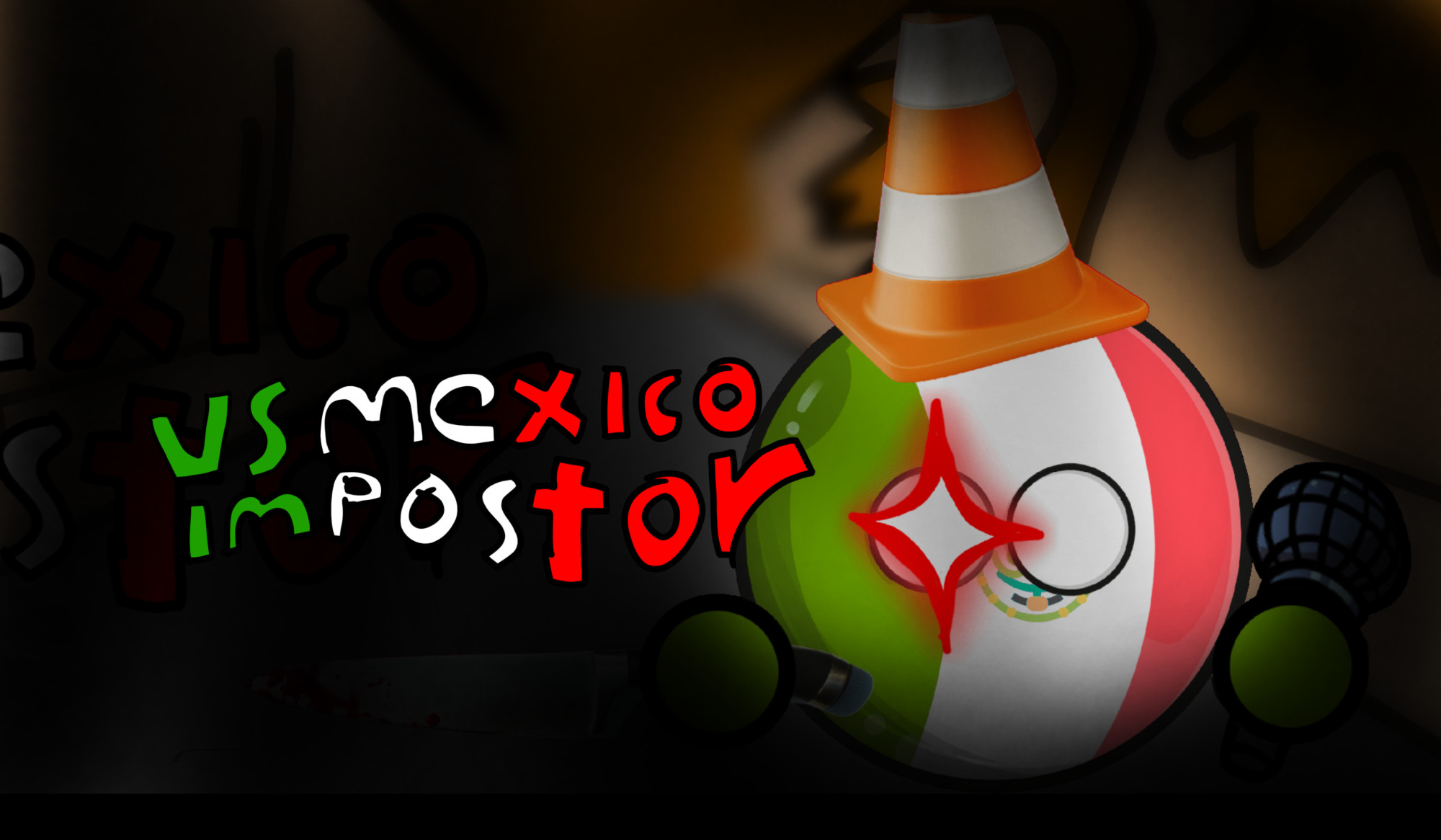VS. México Impostor Mod for Friday Night Funkin' | FNF Mods