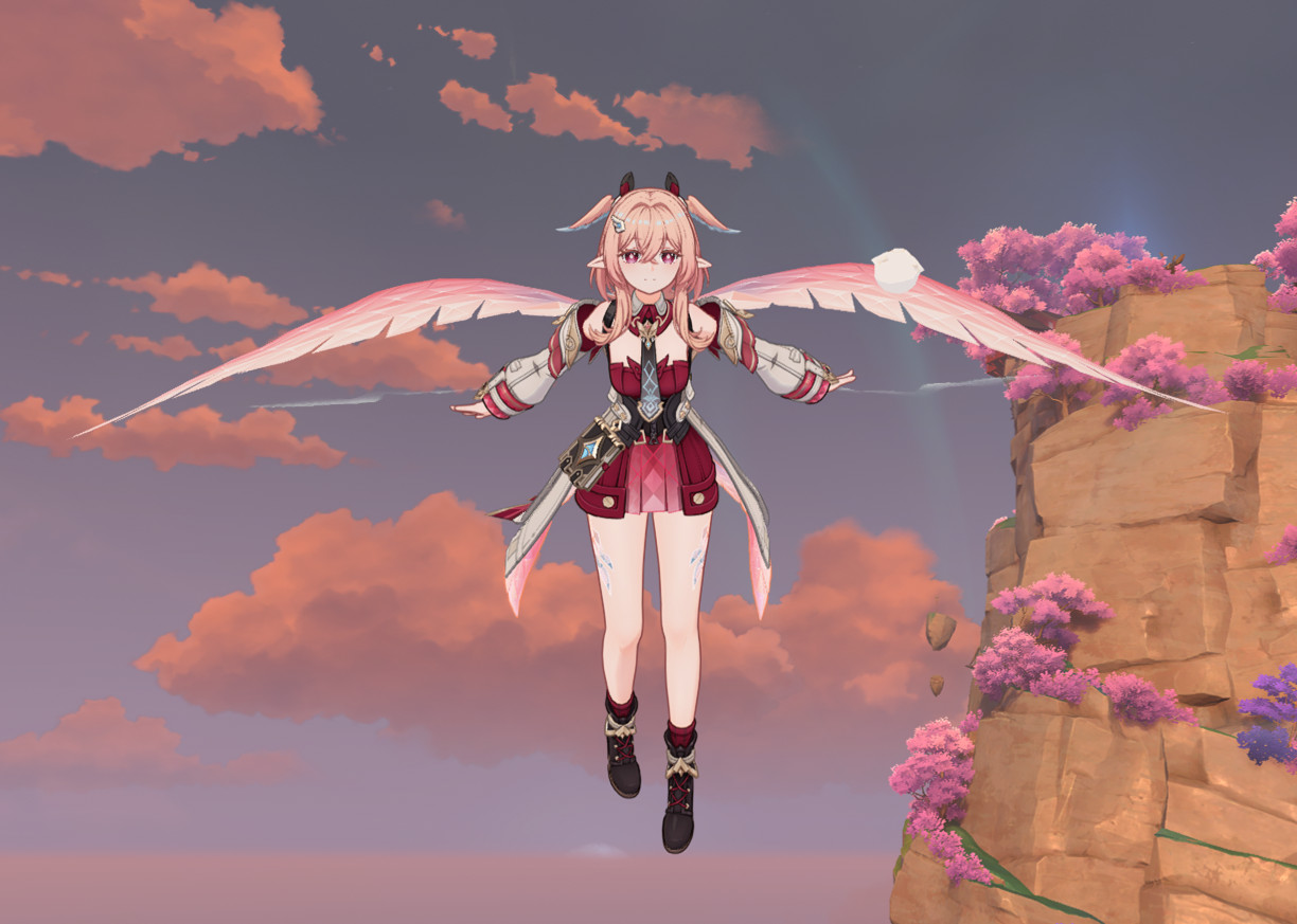 Linnea - Signature Glider ˚ʚ♡ɞ˚ Mod for Genshin Impact | GI Mods