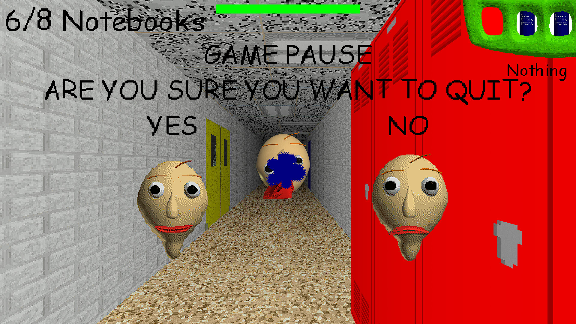 [SENSITIVE CONTENT] SCARY BALDI EXE GAME OMG Mod for Baldi's Basics ...