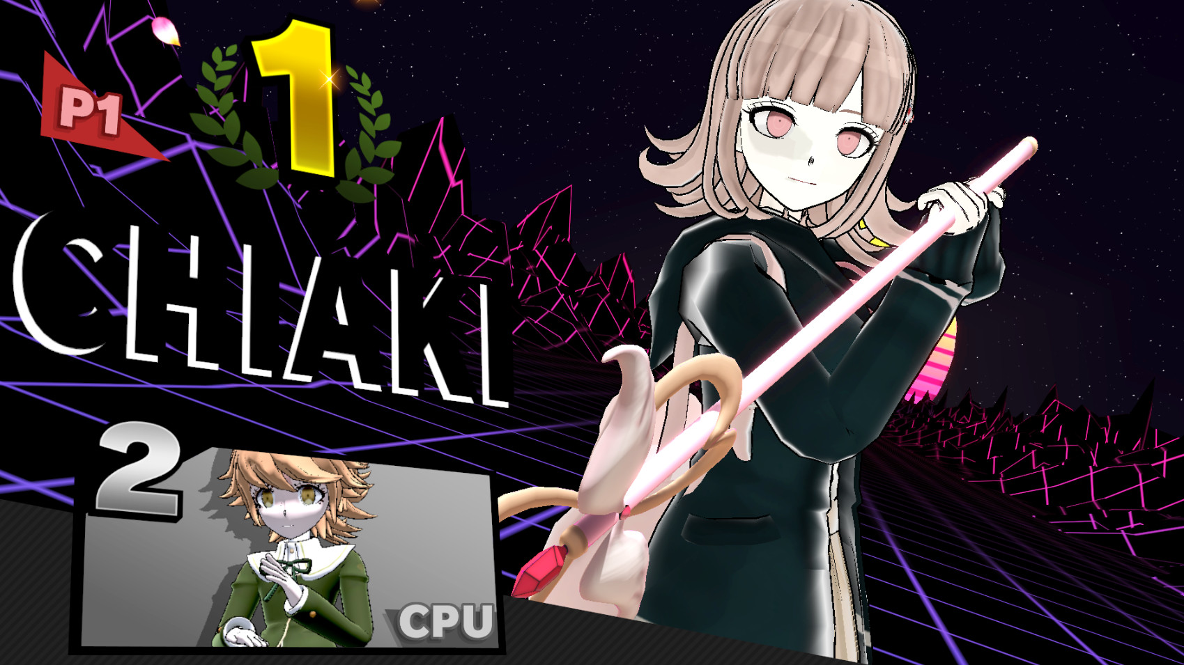 Chiaki Nanami (Remake with alts!) Mod for Super Smash Bros. Ultimate ...