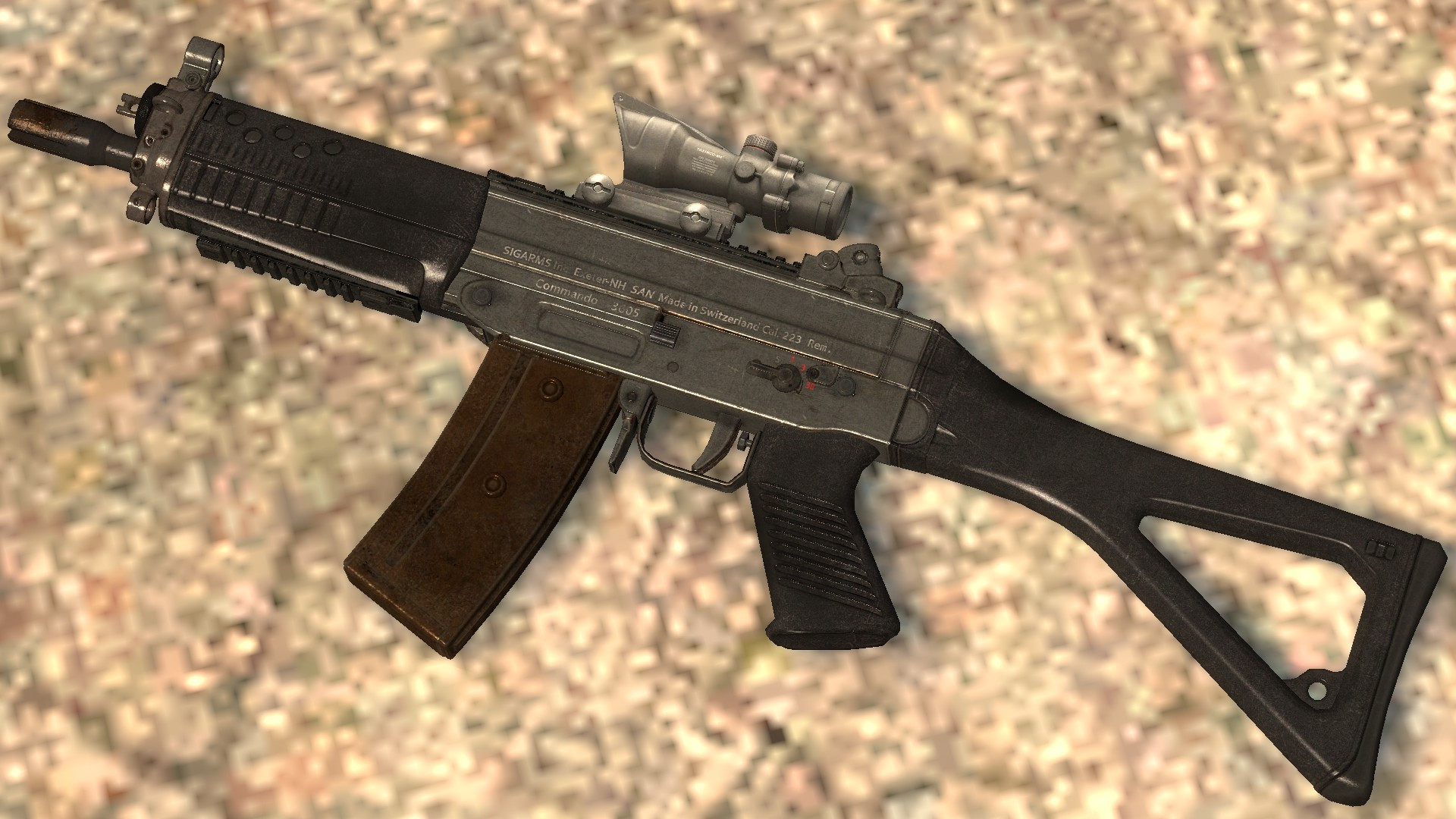 Krycek's SG552 on DCS Animations Mod for Counter-Strike: Source | CS:S Mods