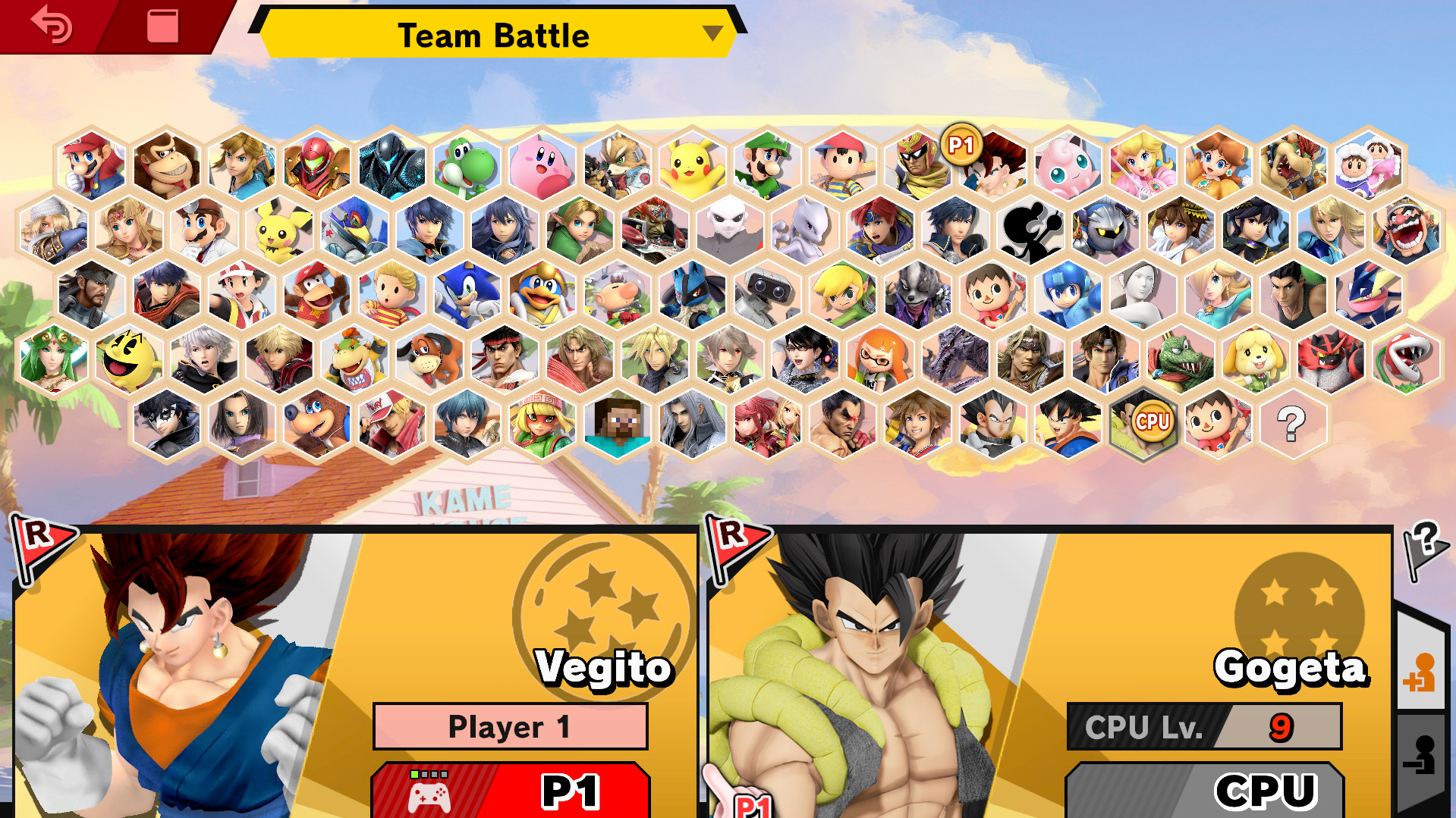 DB Themed Hexagon CSS And Title Screen Mod for Super Smash Bros ...
