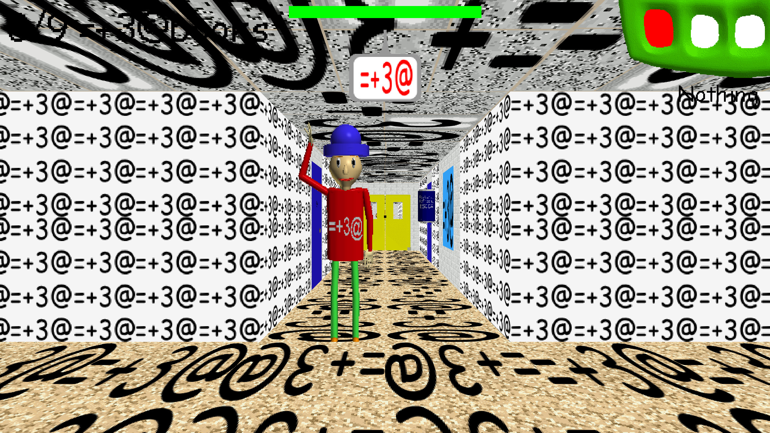 EQUALS PLUS THREE AT Mod for Baldi's Basics | Baldi Mods